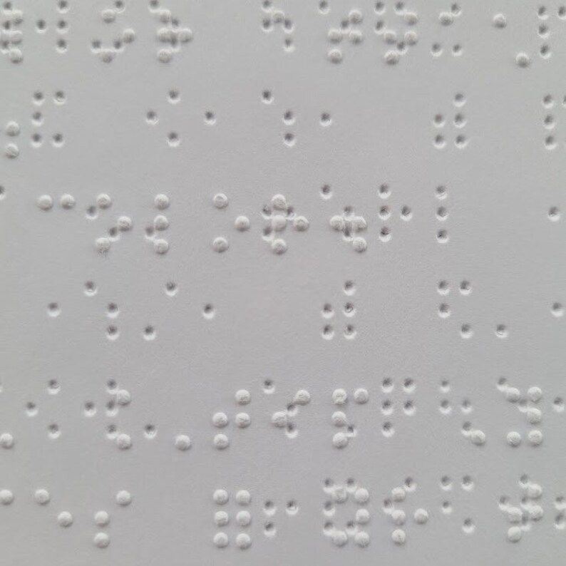 Braille Pages, 15 Count, Full-sized, for Junk Journaling, Collage, Card ...
