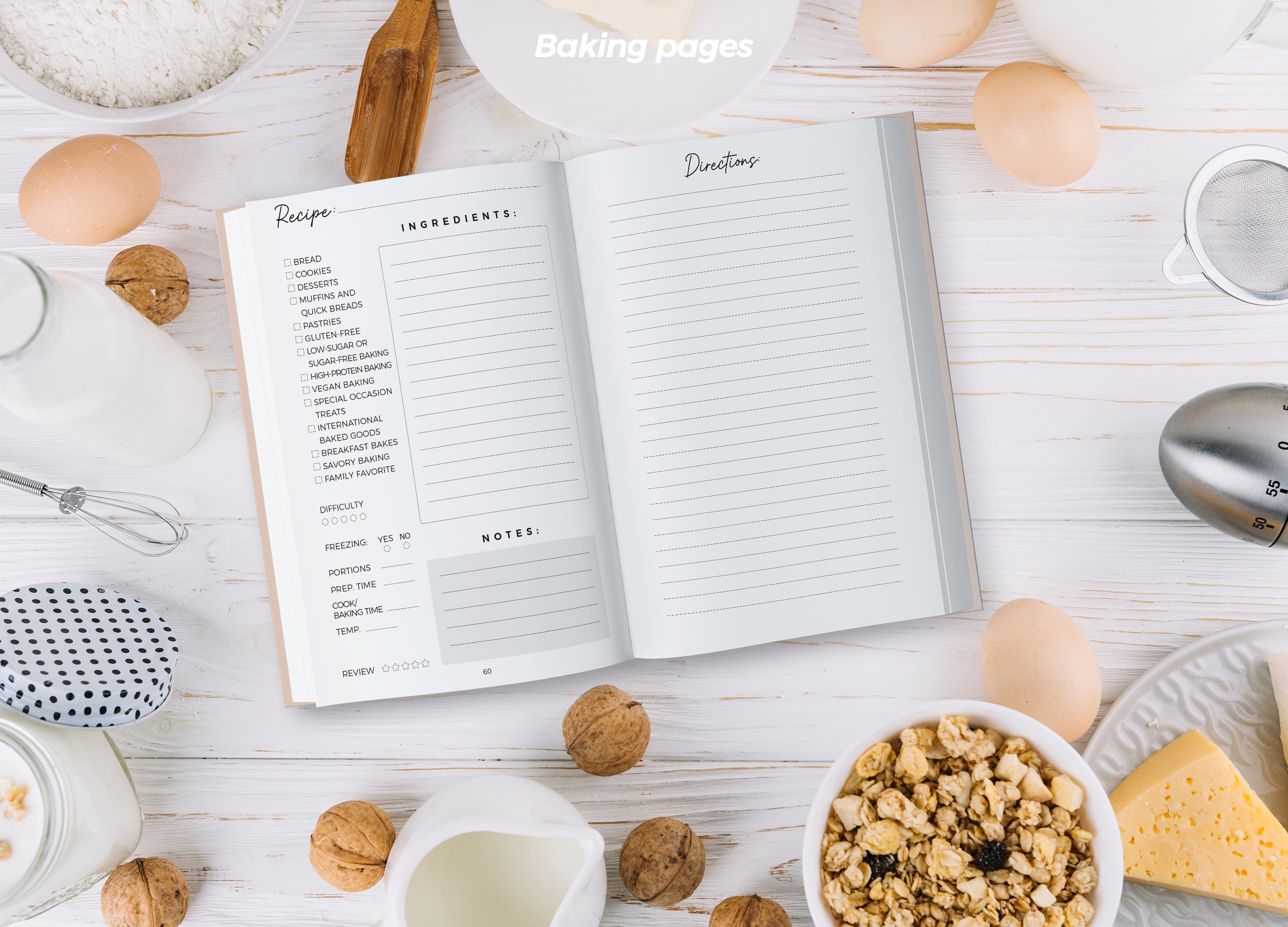 Personalized Recipe Journal – Write Your Favorite Recipes | Holds up to ...