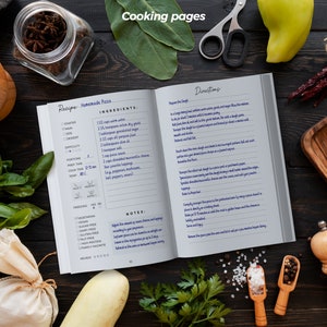 Ai-free Personalized Recipe Book: Custom Cookbook - Recipe Journal ...