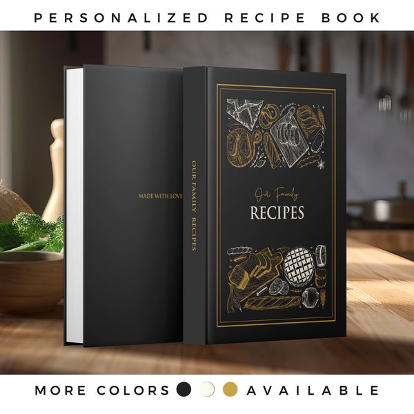Custom Recipe Book - Etsy