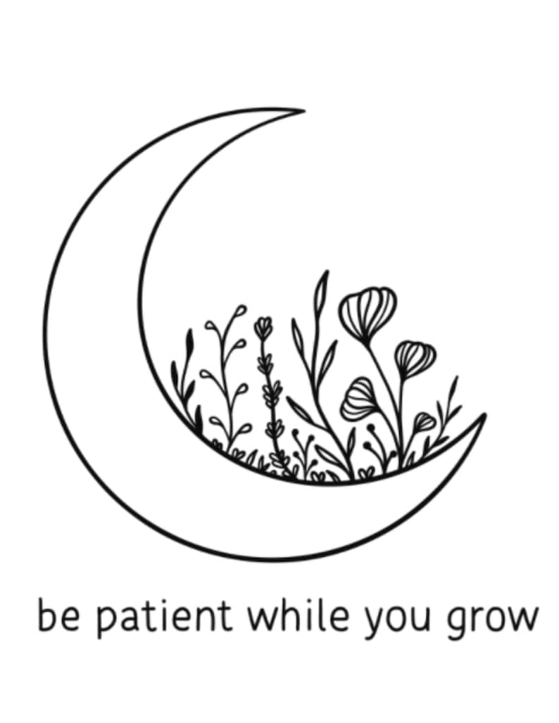 Positive Affirmation Coloring Pages, Bundle of Coloring Pages, Calming ...