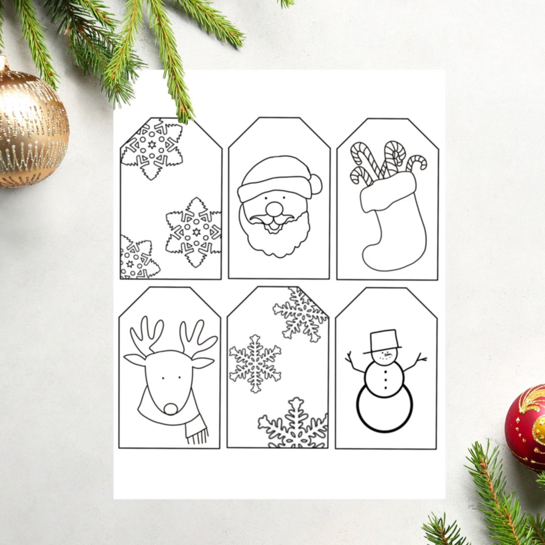 Christmas Gift Tag DIY Christmas DIY Christmas Gift Tag - Etsy