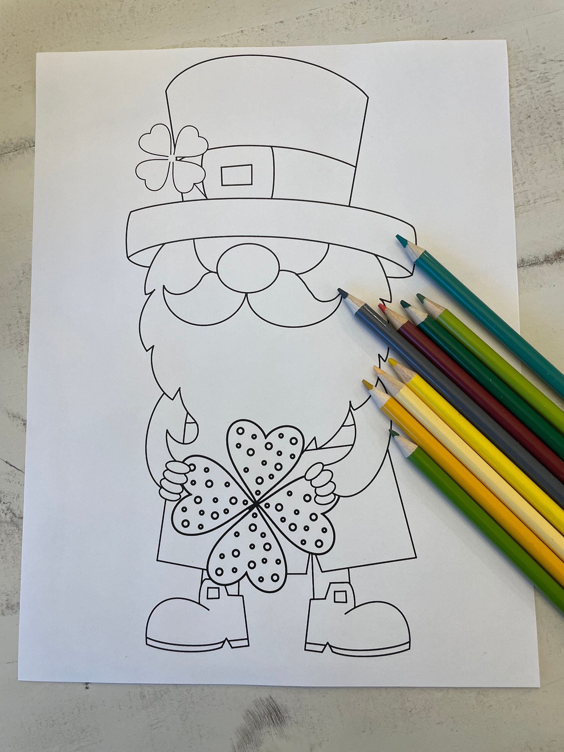 St. Patricks Day Leprechaun Coloring Page, Leprechaun Coloring Page ...
