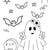 Groovy Halloween Coloring Page,instant Download/print Halloween ...