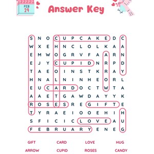 I Spy Valentine, Valentine Word Search Activity, Kid’s Valentines ...