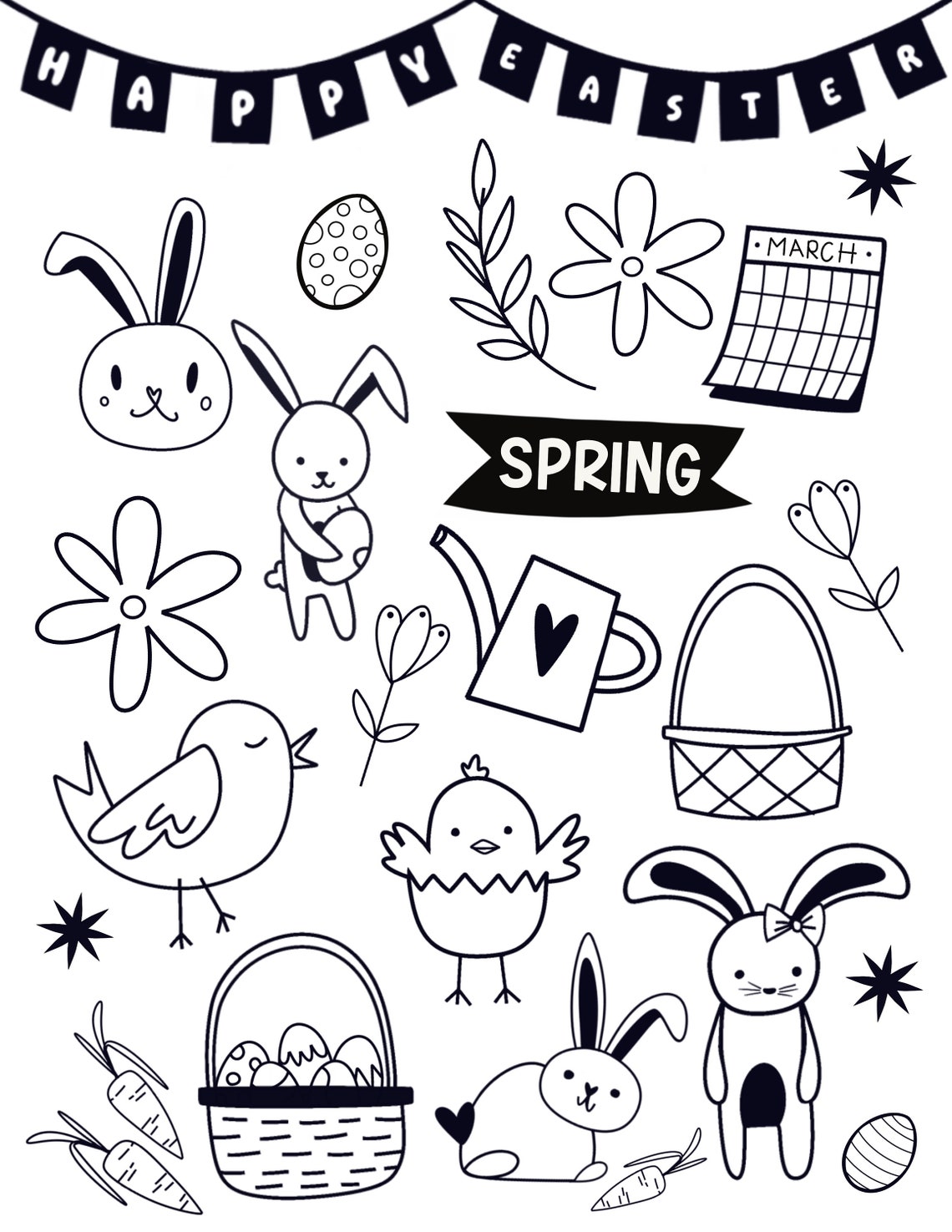 Coloring Pages,kids Coloring Pages,spring Coloring Page,download and ...