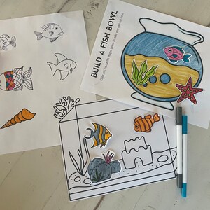 Build a Fish Tank Digital Download,build a Fish Tank Craft,build a Fish ...