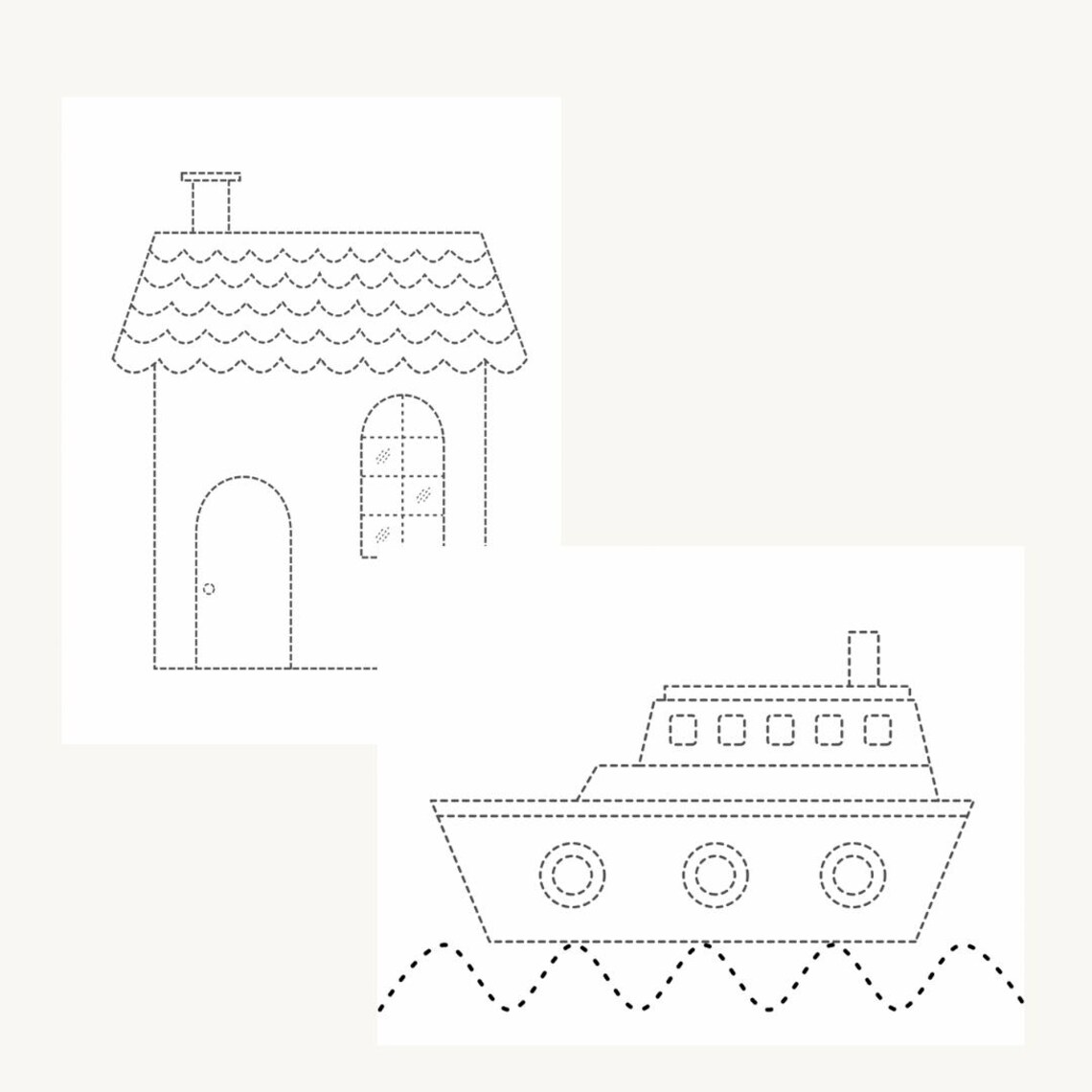 Trace and Color Sheets for Kids,tracing Coloring Sheets,kids Tracing ...