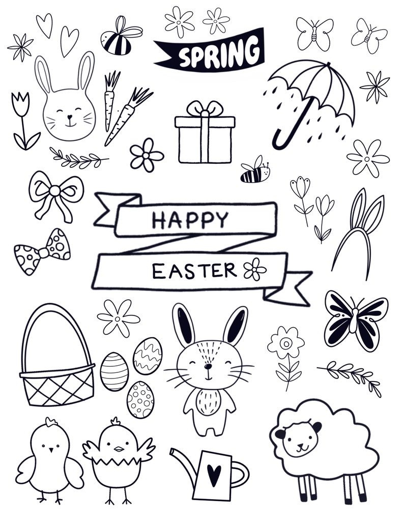 Easter Coloring Pages, Easter Coloring, Easter Coloring Sheet, Easter ...