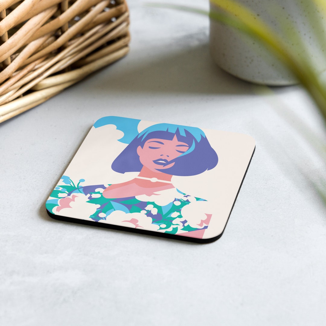 Pop Art, Pop Art Coaster, Coaster for Young Adult, Gift for Girlfriend ...