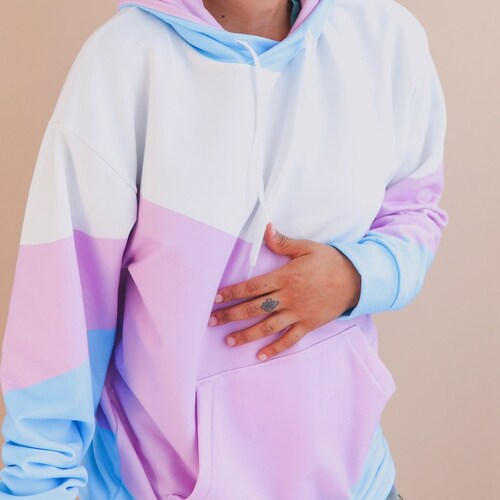 Transgender Flag Hoodie Trans Pride Sweatshirt Transgender - Etsy