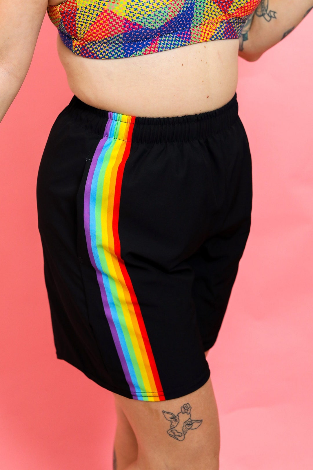 Pride Shorts / LGBT Rainbow Athletic Shorts - Etsy