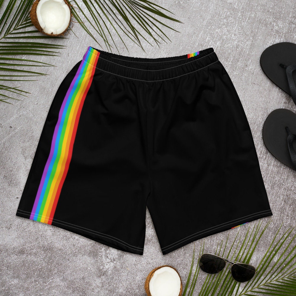 Pride Shorts / LGBT Rainbow Athletic Shorts | Etsy