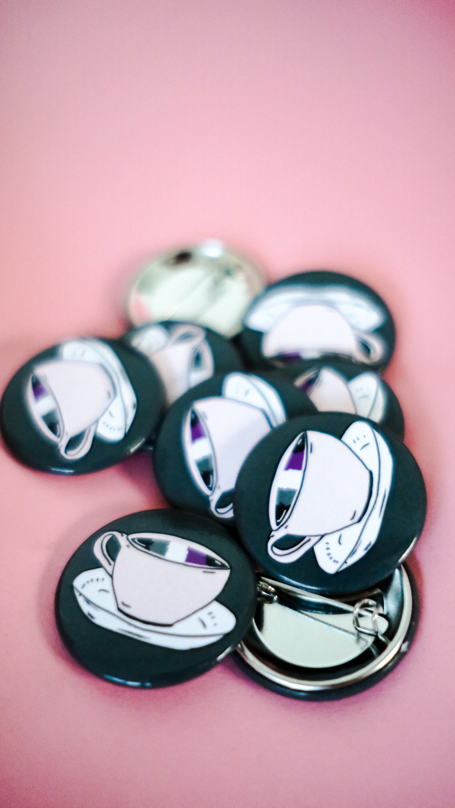 LGBT Pride Pins / Cup of Queer Pride / Discreet LGBT Flag | Etsy