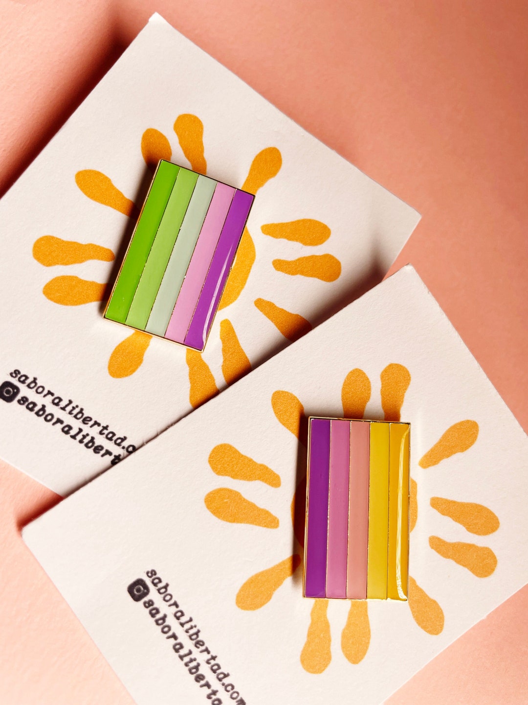 Trixic Toric Pride Pin / Nonbinary Flag Pin - Etsy