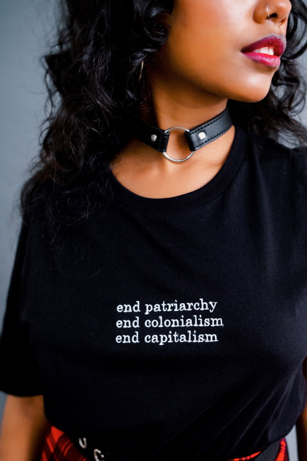 End Patriarchy End Colonialism End Capitalism Shirt Embroidered - Etsy