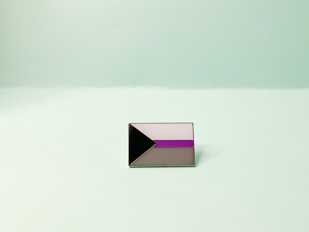 Demisexual / Demi-aromantic Flag Enamel Pin / LGBT Enamel Pin / Queer ...