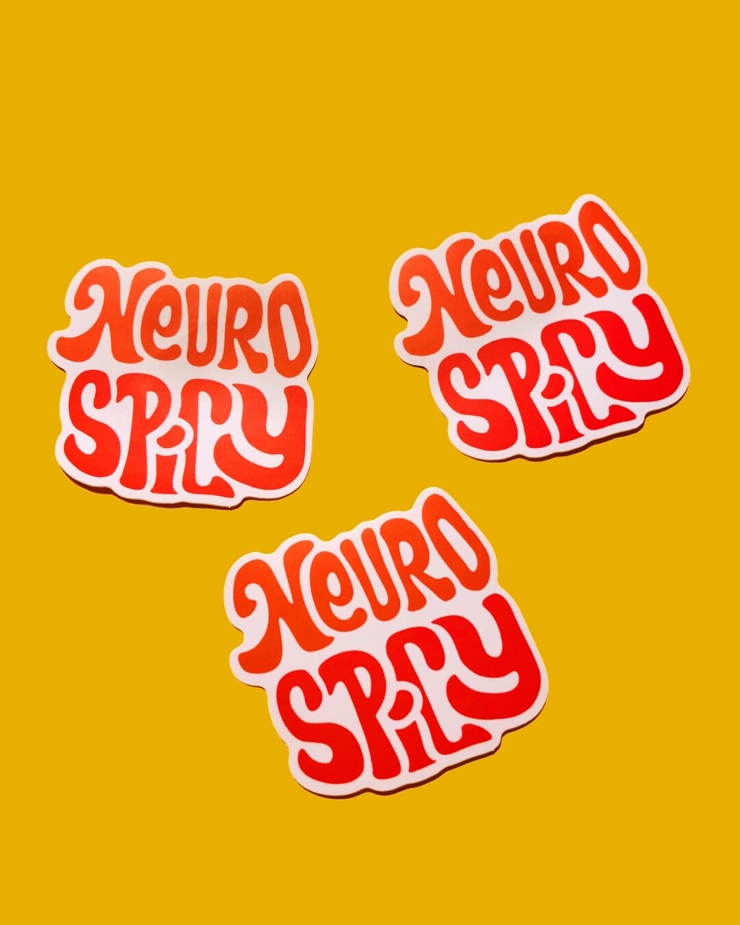 Neurospicy Sticker / Neurodivergent Queer Made Waterproof Sticker - Etsy