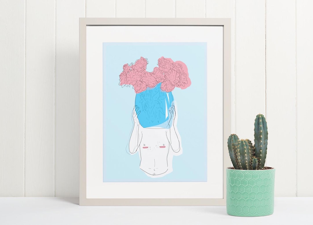 Transman Print / Transgender Art / Gender Affirmation Queer Art - Etsy