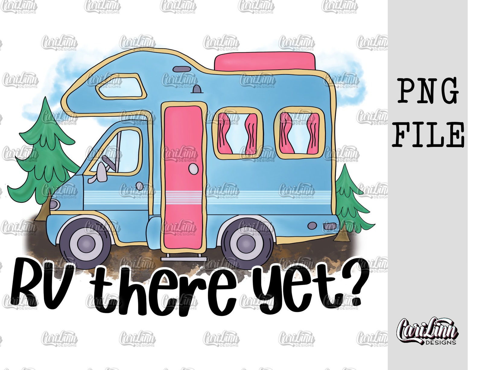 Rv There Yet PNG Digital Download for Sublimation DTF DTG - Etsy