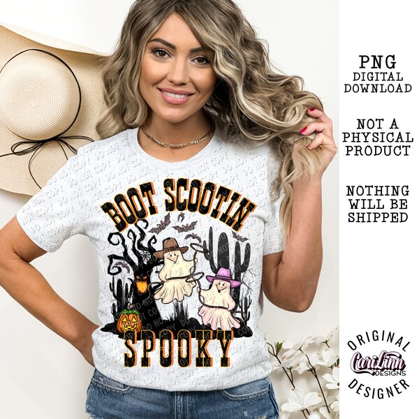Boot Scootin Spooky Png - Etsy