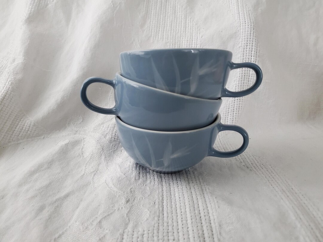 Set of 3 VINTAGE "blue Pacific" Winfield Ware Cups - Etsy