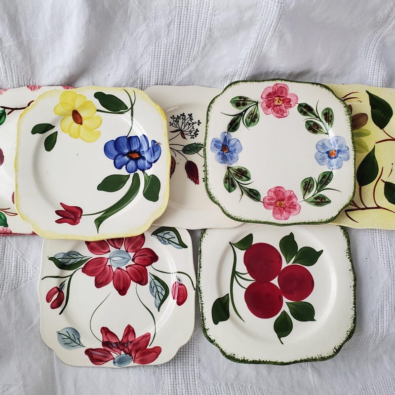 Blue Ridge Plates - Etsy