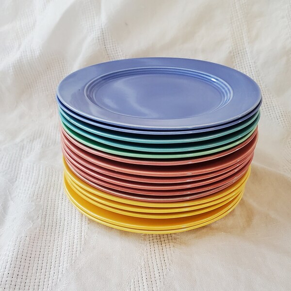 Harlequin Plates - Etsy