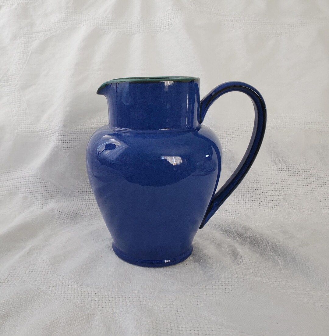 Denby "metz" Green/blue 50 Oz Pitcher - Etsy