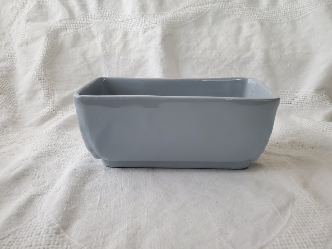 VINTAGE Frankoma Planter #14 in Blue - Etsy