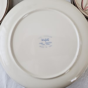 VINTAGE "dragon Flower" Winfield Ware Dinner, Salad, or Bread & Butter ...