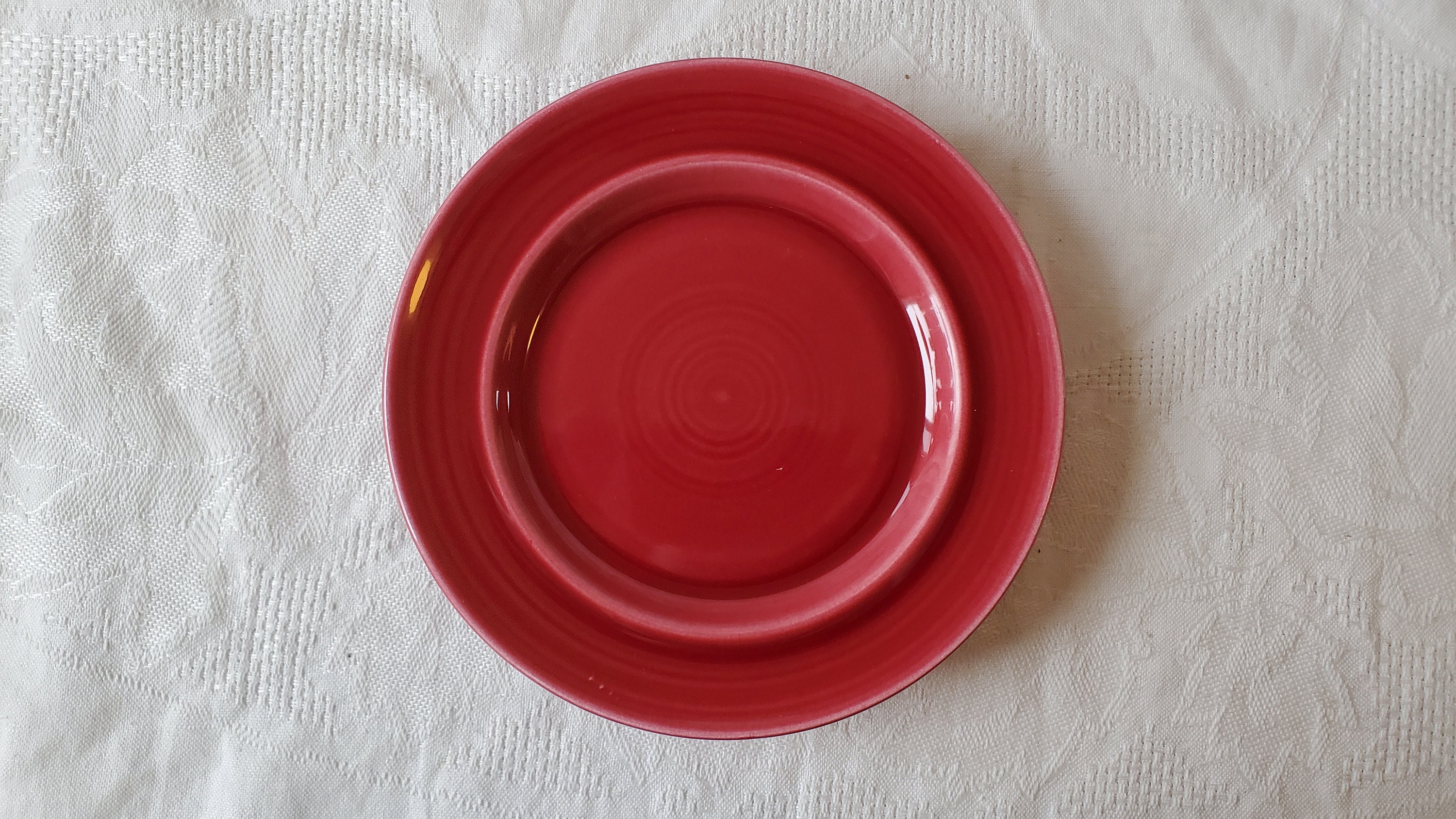 Cranberry 2 Vintage Red Salad Plates Colorstax by Metlox Plates Dining ...