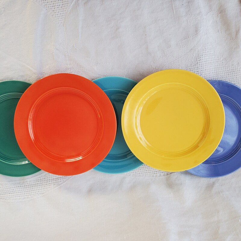 Harlequin Plates - Etsy