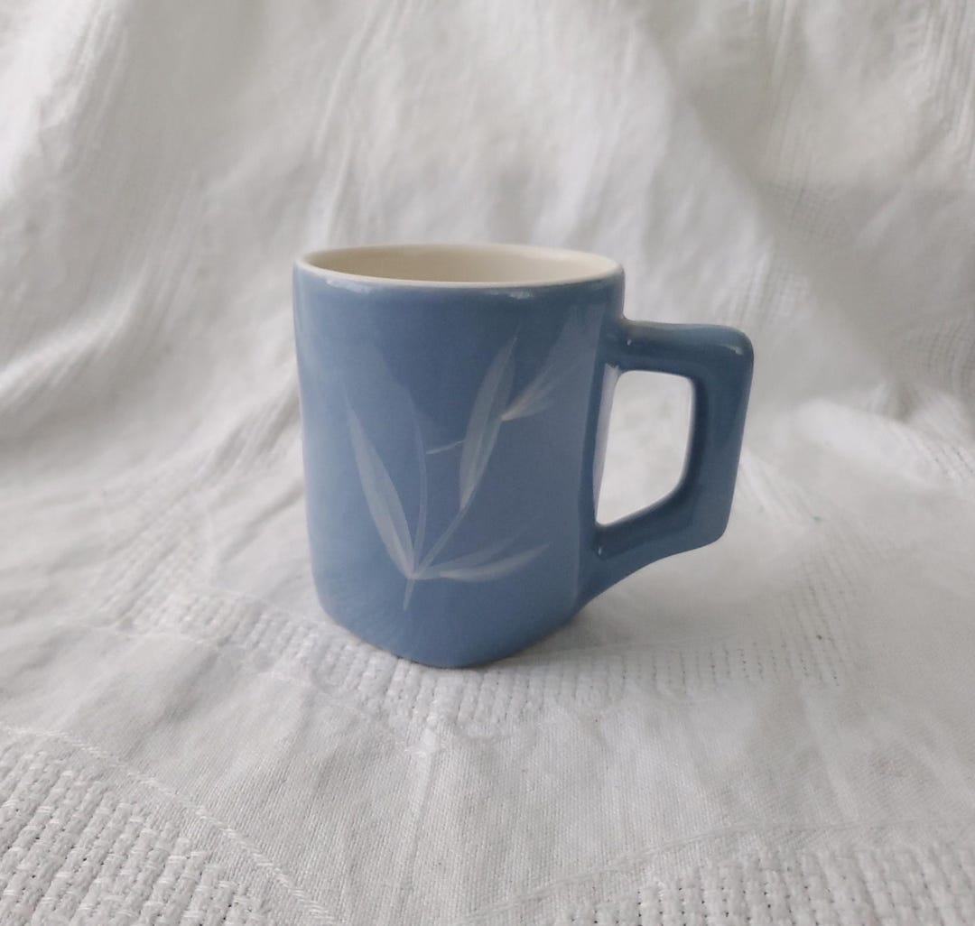 Rare VINTAGE blue Pacific Winfield Ware Mug - Etsy
