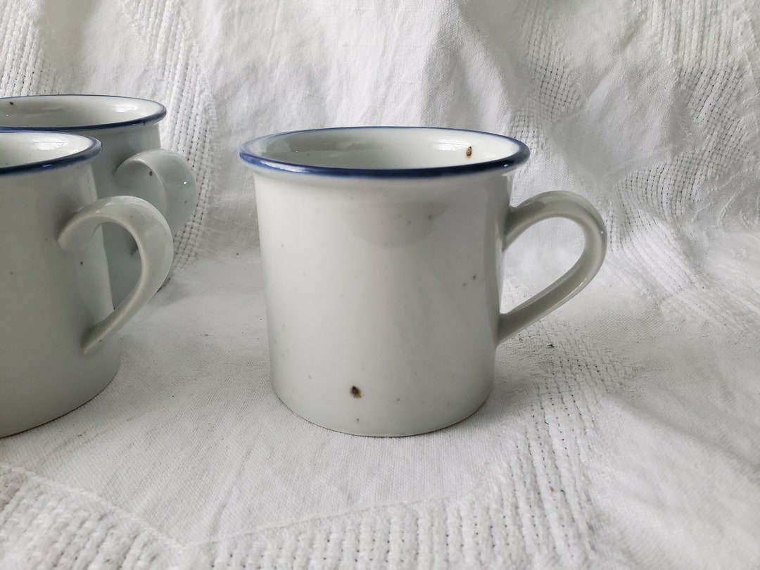 VINTAGE Dansk "blue Mist" Flared Mugs, Made in Denmark, Sold ...