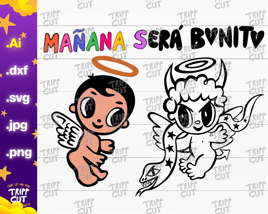 Bichota Angel and Devil Png,svg,jpg,dxf Mañana Será Bonito Png, Bichota ...