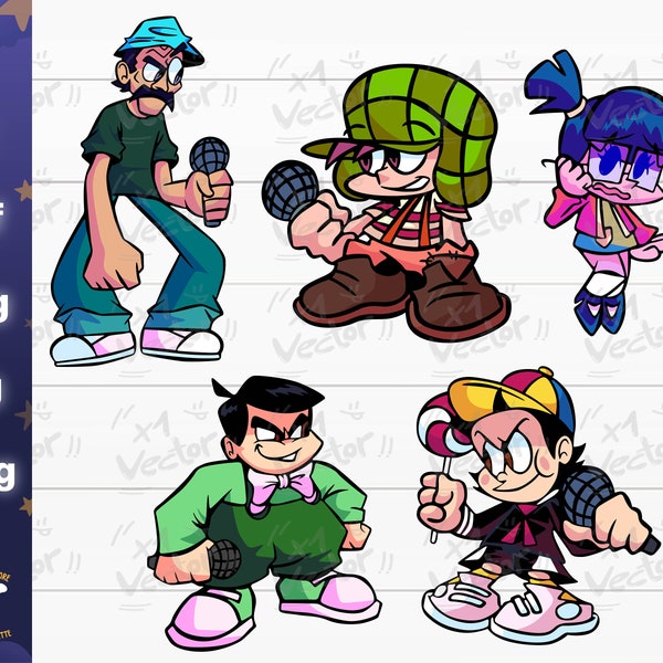 Friday Night Funkin Characters - Etsy