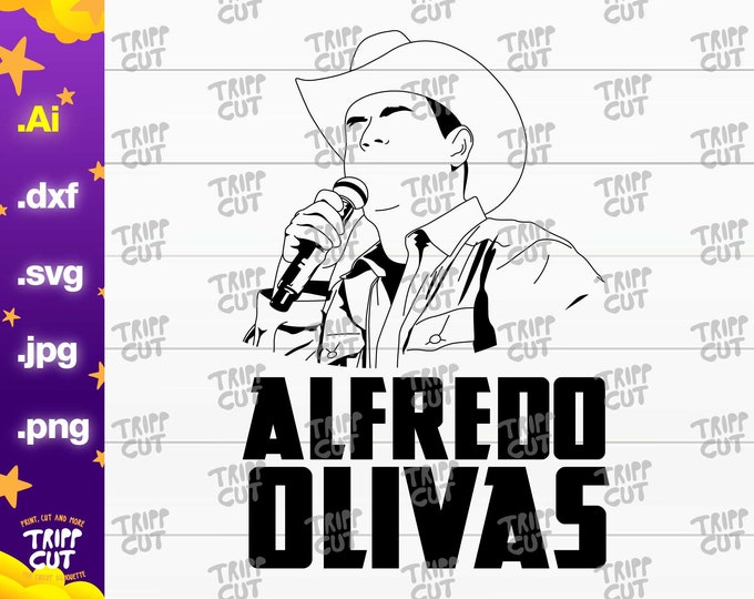 Alfredo Olivas, PNG, JPEG, SVG, Banda, Mexicana, Cricut, Imprimible ...