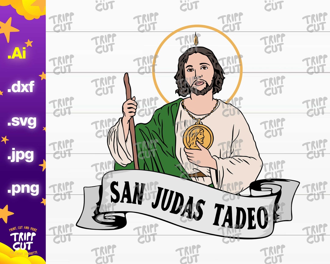 Saint Jude Thaddeus SVG,JPG,PNG Saint Jude Clipart, Prayer of Faith Png ...