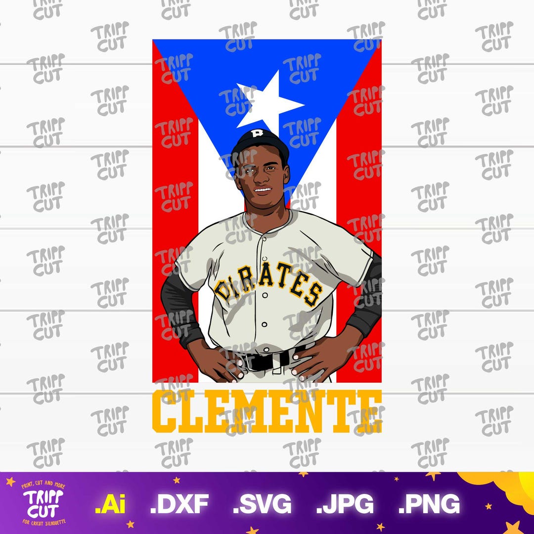 Clemente PNG,JPG,SVG Puerto Rico Png, Digital Files Print and Cut Files ...