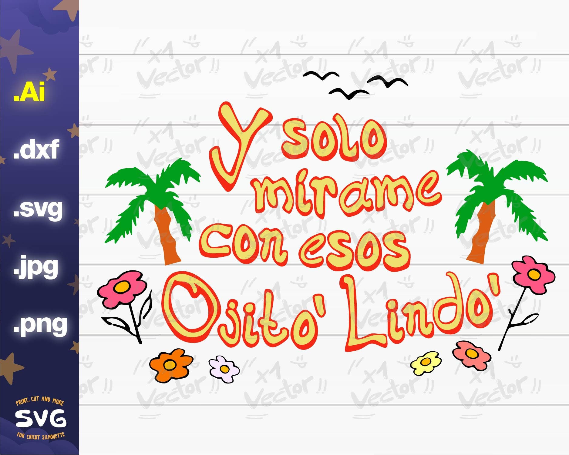 Bad bunny Ojitos Lindos PNG Bad bunny phrases SVG Un verano - Etsy México