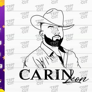 Carin León Regional Mexicano Png,svg,jpg,dxf Música México Print and ...