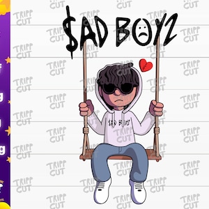 Junior H Sad Boys Png,jpg,svg,dxf Corridos Tumbados Jpg, México Print and Cut Digital Files ...