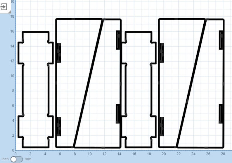 2x4 Shelf Bracket - C&C Template - NOT A FINISHED PRODUCT - Etsy