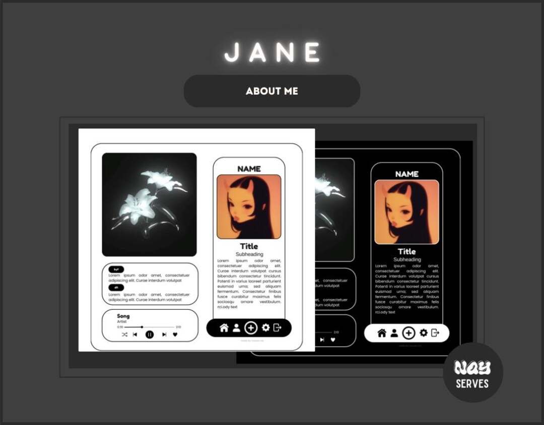 Reflected About Me Introduction Page| Customize | Streamer| Content ...