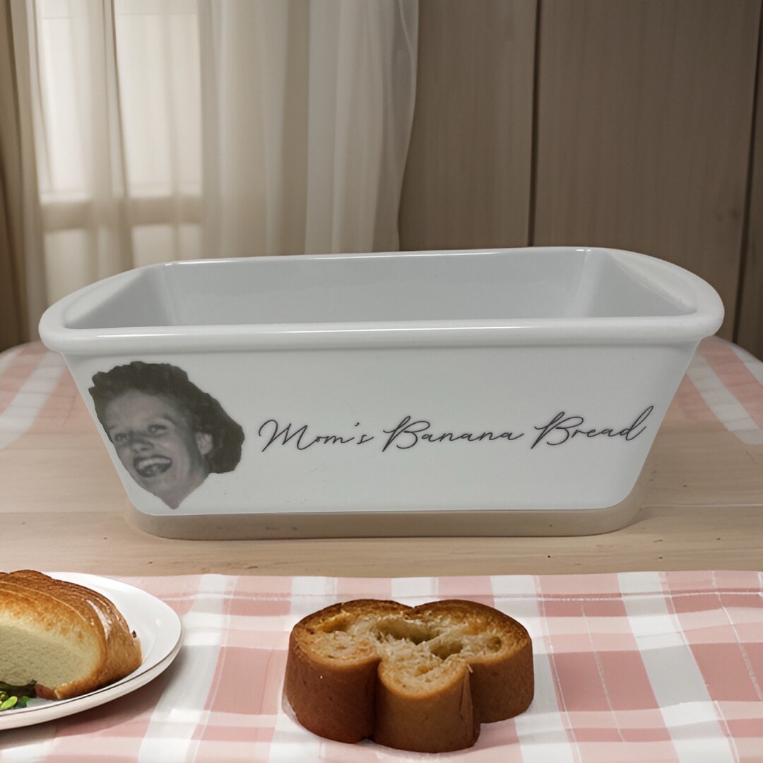 Tall Loaf Pan Personalized, Handwritten Recipe on Bread Baking Dish ...