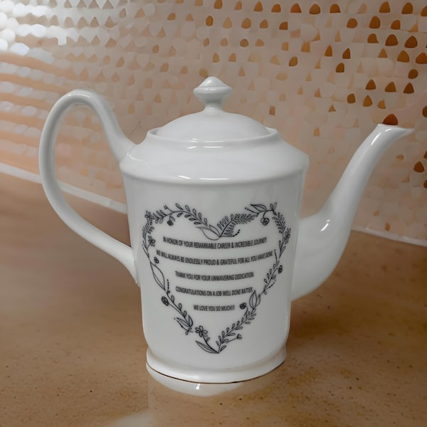Personalized Teapot - Etsy