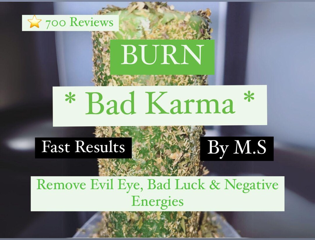 Burn Bad Karma - Remove Evil Eye, Bad Luck & Negative Energies , Evil Eye Protection Spell ...