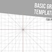 Ruler and Grid Template Pack - 10 Grids for A3, A4, Letter - to Print ...
