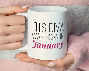 Birth Month Tea Cup - Etsy